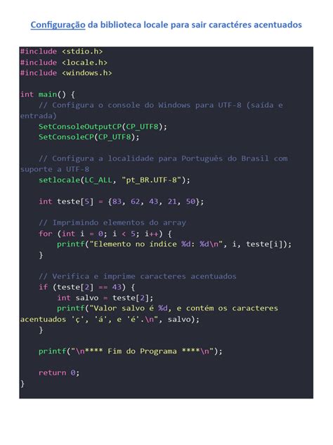 Setlocale Configuração Pdf