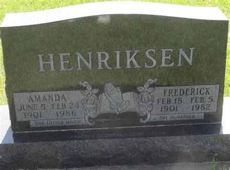 Frederick Arnold Fred” Henriksen 1901 1982 Find A Grave Memorial