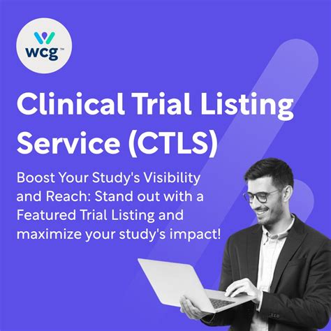 Didyouknow Wcgs Clinical Trial Listing Service Ctls Offers Featured Listings Giving