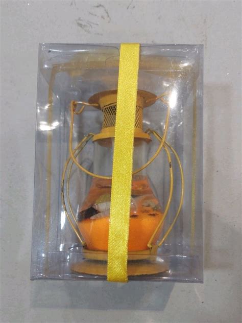Yellow Gel Wax Lantern Candle Packaging Type Box At ₹ 150piece In Ludhiana