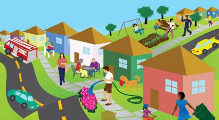 Neighbors Helping Neighbors Clipart