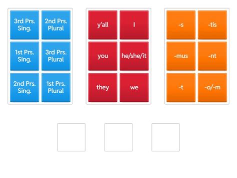 Wheelock Ch 1 Personal Pronouns And Endings Make Sets