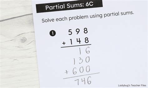 The Partial Sums Algorithm A Step By Step Teaching Guide