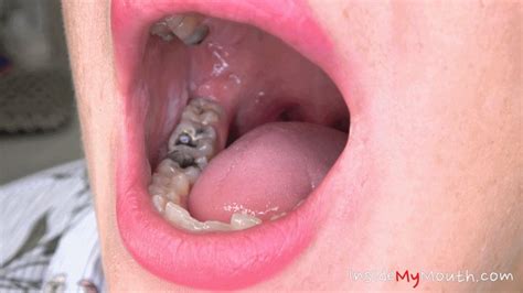 Inside My Mouth Vanessas Mouth Examination And Exploration Fullhd