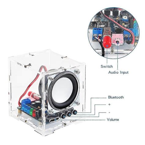 Diy Bluetooth Speaker Kit Portable Soldering Project Speaker Kit Audio