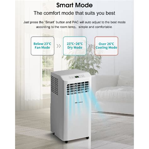 Buy Hisense 9000 Btu Smart Portable Air Conditioner Ap 09cr4gkvs00