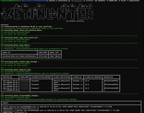 Yetihunter Open Source Threat Hunting Tool For Snowflake Environments