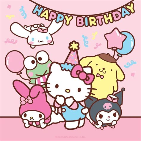 Hello Kitty And Friends Artbox Cafe On Instagram 🎈🎂 A Very Happy