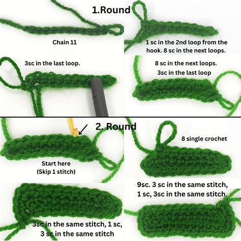 Crochet Rectangle In The Round