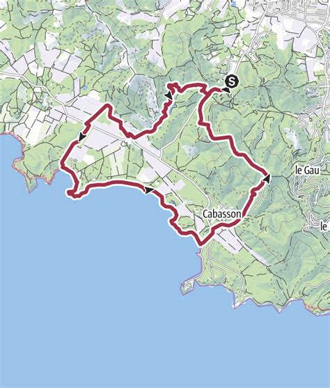 Plage De Cabasson Plage De Lestagnol En Boucle Depuis Le Camping