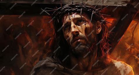 Premium Photo Jesus Crucifixion On The Cross Passion Of Christ