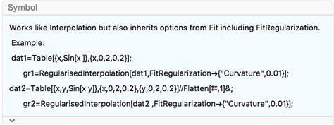 Performance Tuning Adding Regularisation To Built In Interpolation Function Mathematica