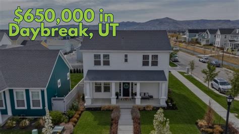 Living In Daybreak Utah 🏡 650k Home Tour What You Get Youtube
