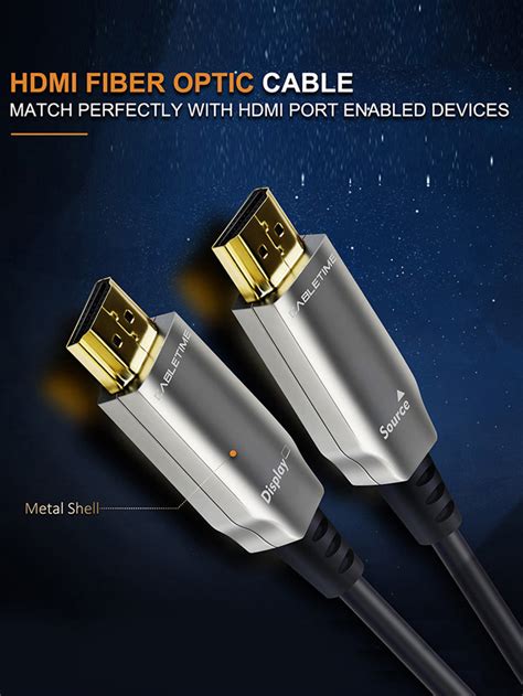 Active Fiber Optical Hdmi 2 0 Cable（aoc 4k 60hz Cabletime