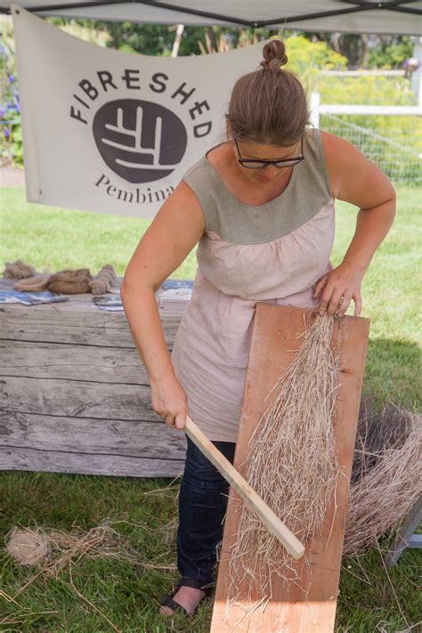 Processing Flax — Pembina Fibreshed
