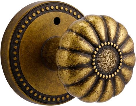 Sorwduerm Antique Brass Door Knobs Interior Privacy Door Knob With Lock