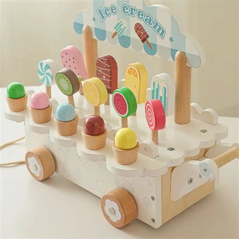 Wooden Ice Cream Truck Universal Wooden Toys