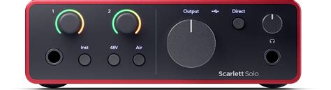 Focusrite Scarlett Solo Gen 4