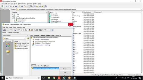 Class 1 Microstrategy Developer Training Onlinemicrostrategy Course