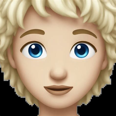 Blue Eyes Emoji Ai Emoji Generator