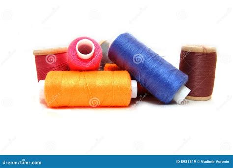 Spools Of Colour Thread Stock Image Image Of Domestic 8981319