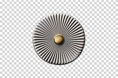 Premium PSD Fabric Button Isolated On Transparent Background