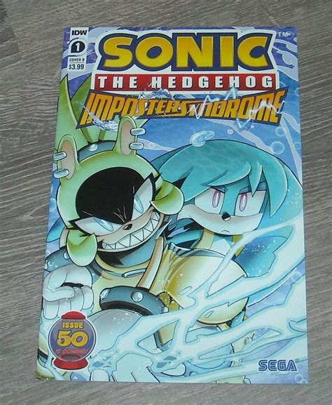 Sonic The Hedgehog Imposter Syndrome 1 Idw Comics November 2021 Cover B Variant 4727336176