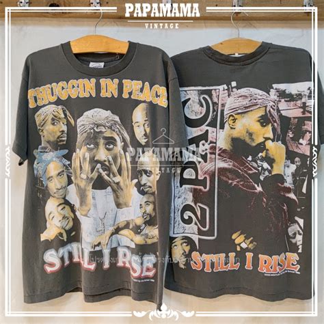 [ 2pac ] Still I Rise The Original Bootleg เฟดพิเศษ เสื้อวง ฮิปฮอป วิน
