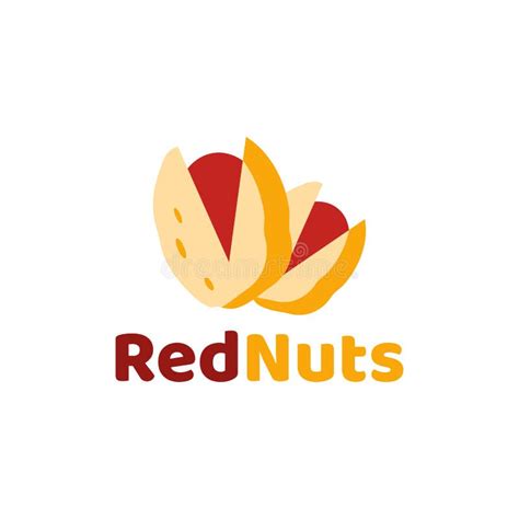 Red Nuts Logo Icon Design Vector Stock Vector Illustration Of Cute