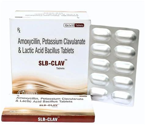 Amoxicillin Potassium Clavulanate Lactic Acid Bacillus Tablet
