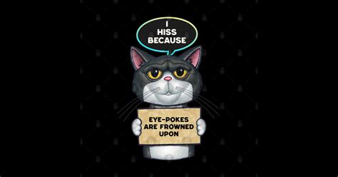 Fun Unibrow Tuxedo Kitty Cat With Sign Kitty Cats Sticker Teepublic