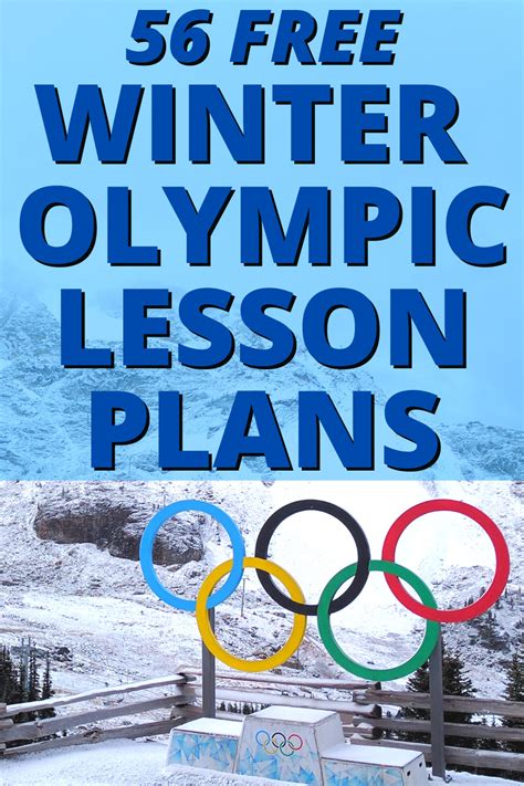 56 Free Winter Olympics Lesson Plans And Activities Olympische