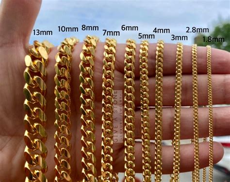 14k Gold Miami Cuban Chain Solid Over 925 Sliver 18mm 8mm Size 16