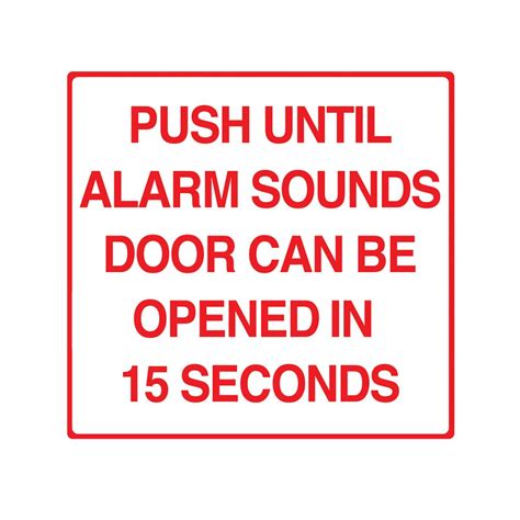 Building Code Signs Action Lock Sales