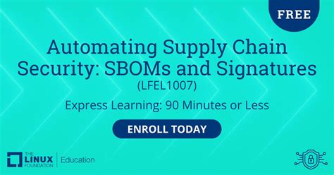 Sbom Cybersecurity Supplychains The Linux Foundation