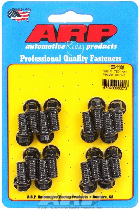 Arp100 1108 Arp Headers Bult 516 Unc 075 Under Skalle Set Om 16 5