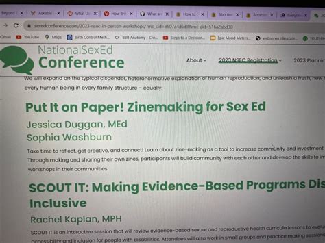 So Excited To Present This Workshop At The National Sex Ed Conference In December Jess