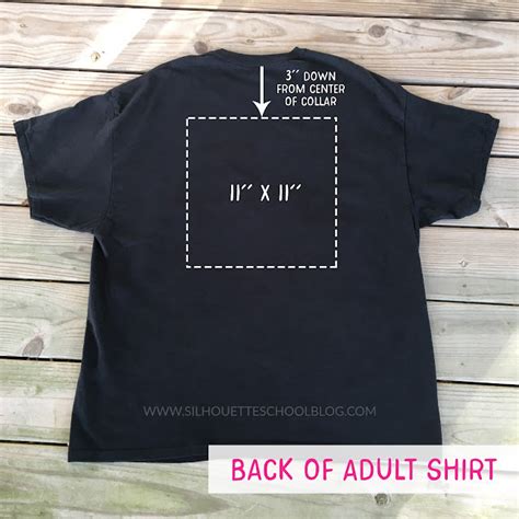 Tips For Heat Transfer Vinyl Shirt Decal Placement Silhouette School