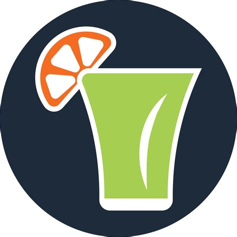 Green Coctail Glass Illustration Vector On A White Background