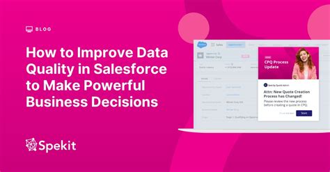 Spekit 🐙 On Linkedin How To Improve Data Quality In Salesforce To Make Powerful Business…