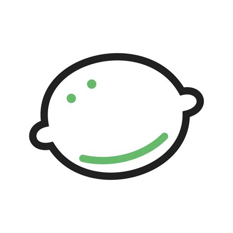 Línea De Limón Icono Verde Y Negro 9696487 Vector En Vecteezy