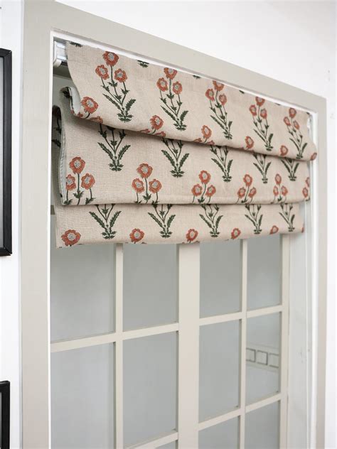 Thermal Insulated Roman Shade Stylish And Cozy Natural Fabric Roman