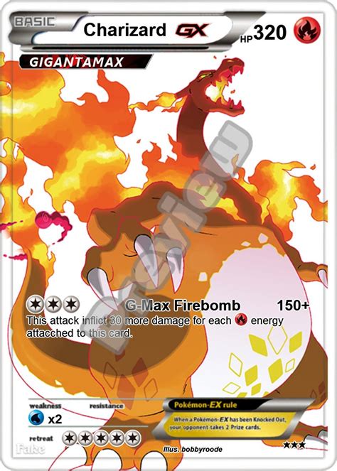 Charizard Gx Gmax Vmax Gigantamax Ex Pokemon Card Etsy Australia