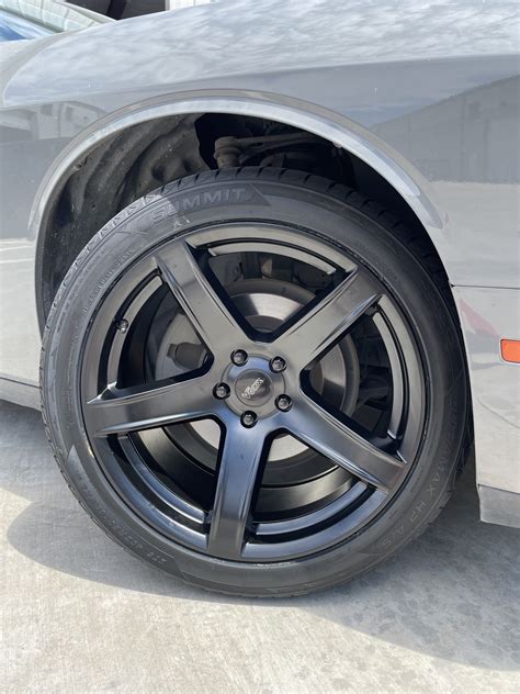 Set Of 4 5 Spoke Hellcat Style Rim Satin 20x95 Pep11customz