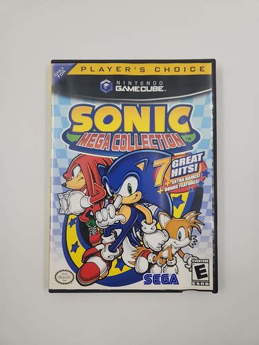 Sonic Mega Collection Nintendo Gamecube Complete Cib Players Choice