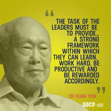 Quote By Lee Kuan Yew Lee Kuan Yew Sales Quotes Infographic