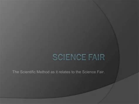 Ppt Example Of Science Fair Report Powerpoint Presentation Free