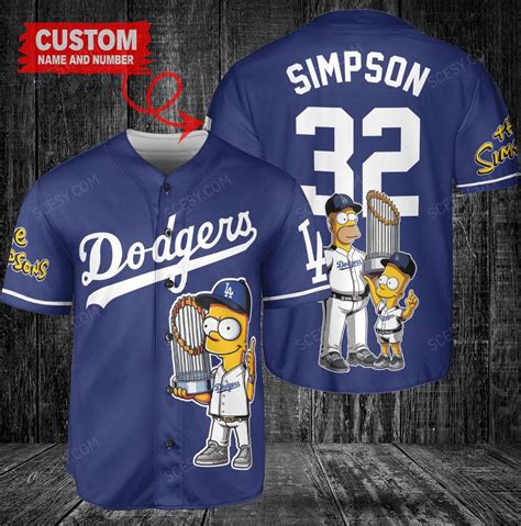 Los Angeles Dodgers X The Simpsons Bart Simpson Homer Simpson Lisa