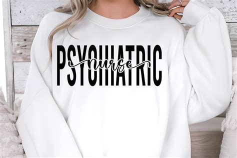 Psychiatric Nurse Design Svg Png Graphic By Dixie Rose2004 · Creative
