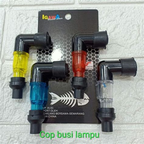 Jual Cuci Gudang Tutup Busi Nyala Cangklong Dop Busi Transparan Lampu Universal Motor Honda